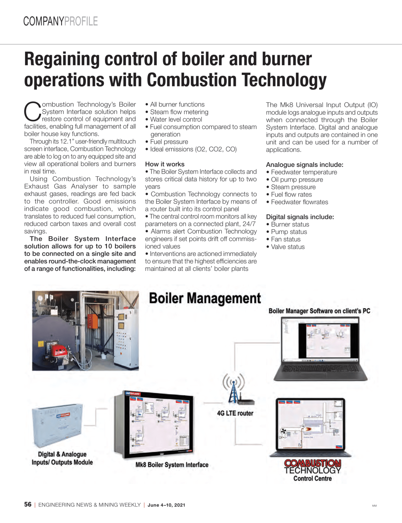 Engineering News Feature – Regaining control of boiler and burner ...
